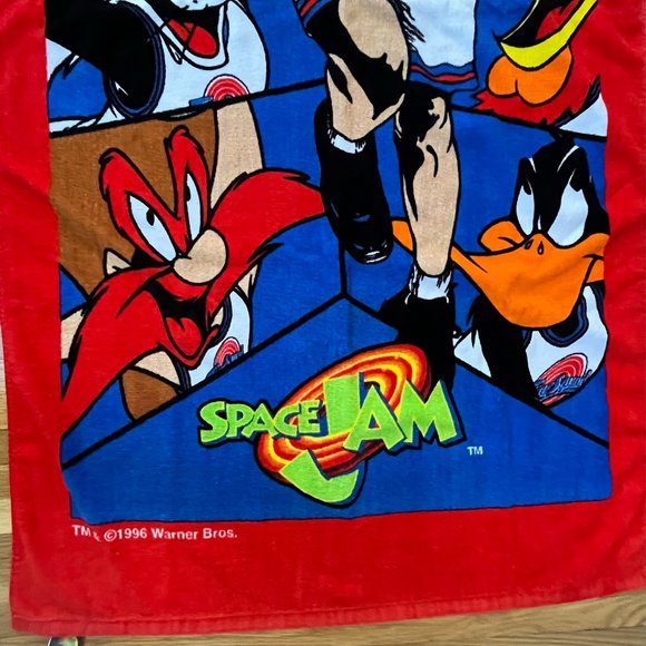 Warner Bros. | Bath | 996 Space Jam Beach Towel Michael Jordan Looney ...
